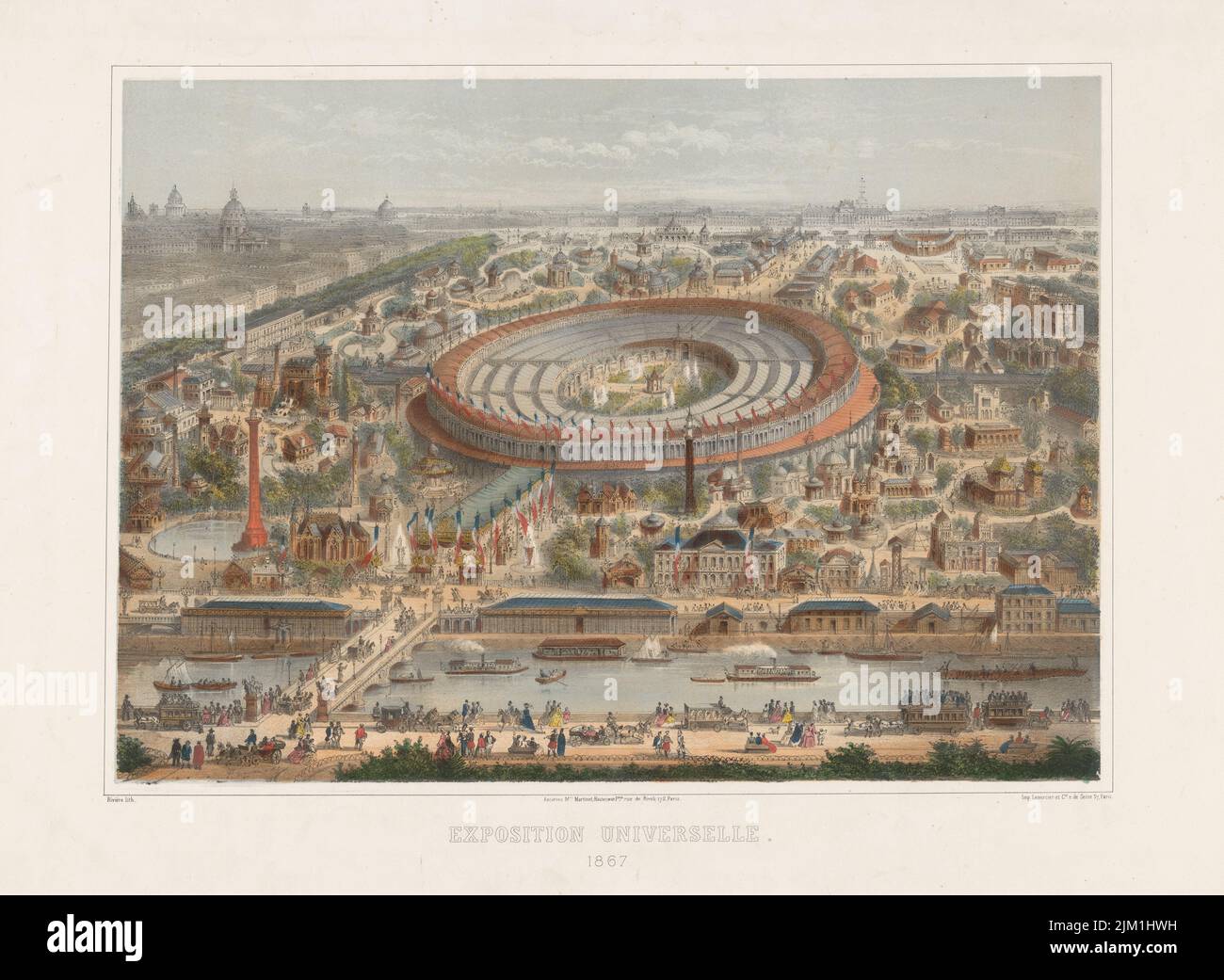 The 1867 Exposition Universelle in Paris (Exposition Universelle de ...