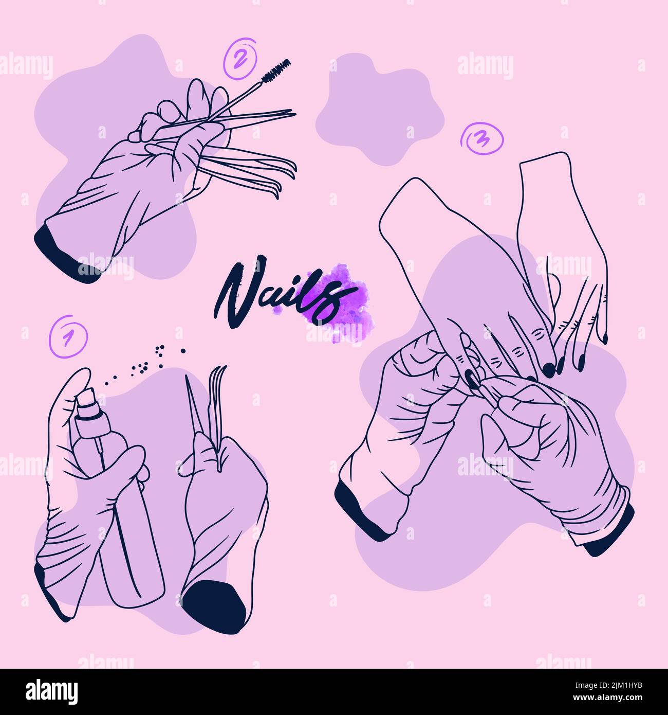 Professional beauty tools Stock Vector Images - Alamy