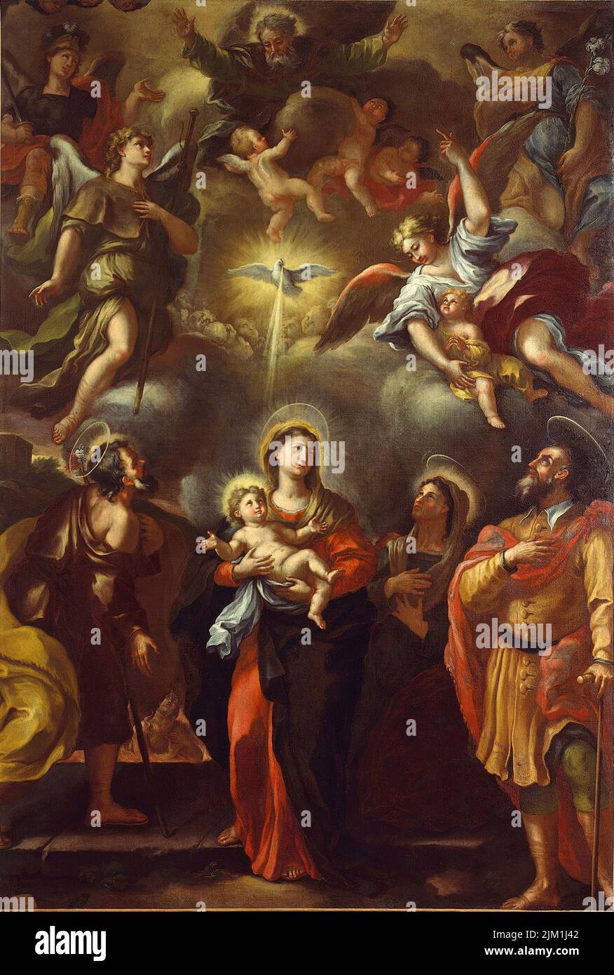 Virgin and child with Saints. Museum: Pinacoteca Civica, Jesi. Author ...