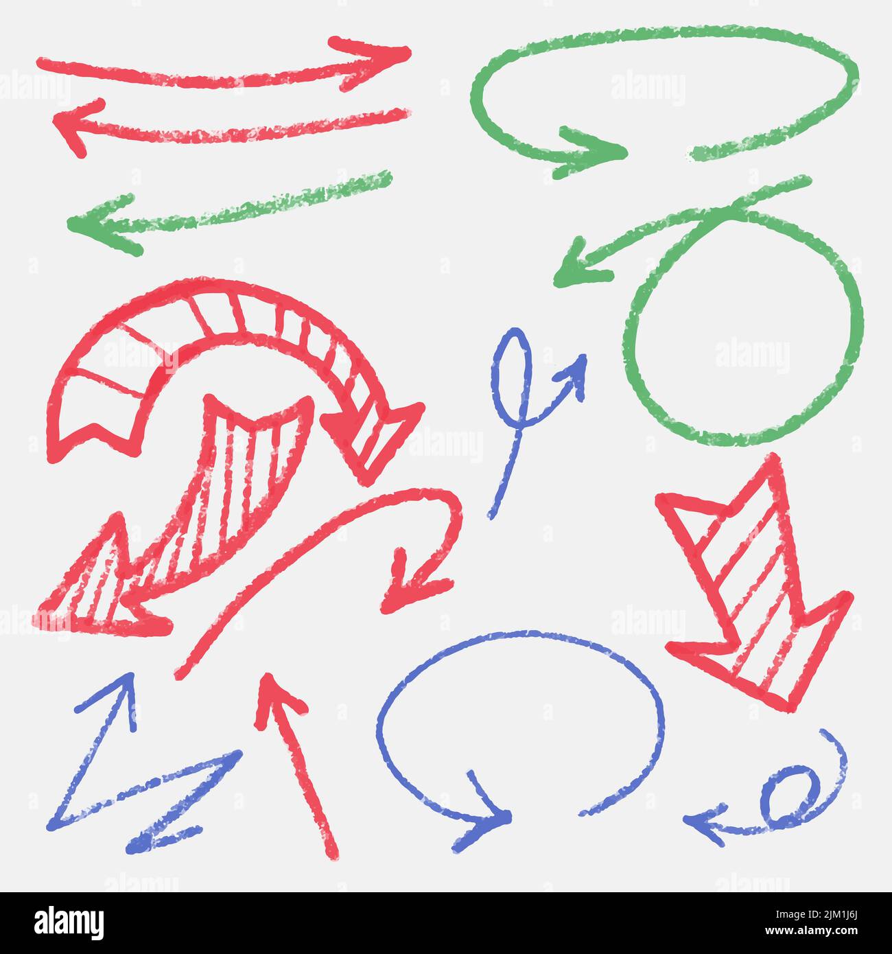 Arrows, different shapes and colors, infographics, signs and symbols ...