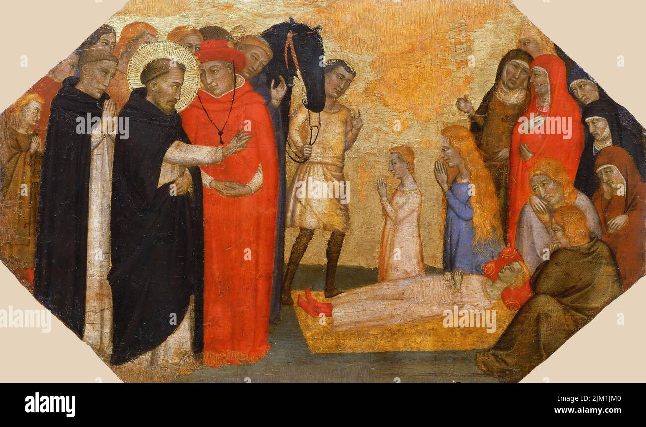 Miracle of Saint Dominic (Saint Dominic resurrects Napoleone Orsini ...