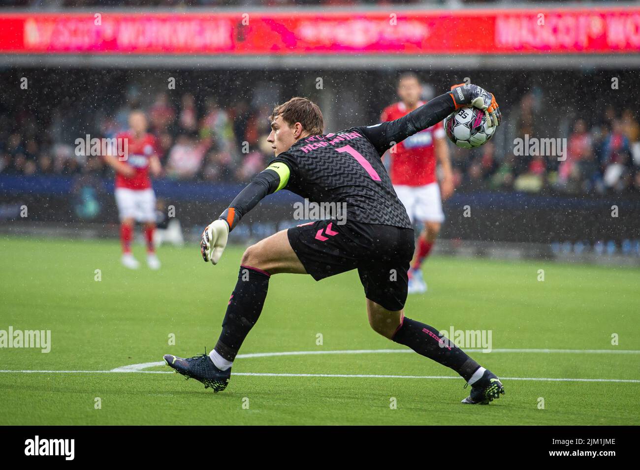 Silkeborg, Denmark. 31st, July 2022. Goalkeeper Mads Hermansen (1) of ...
