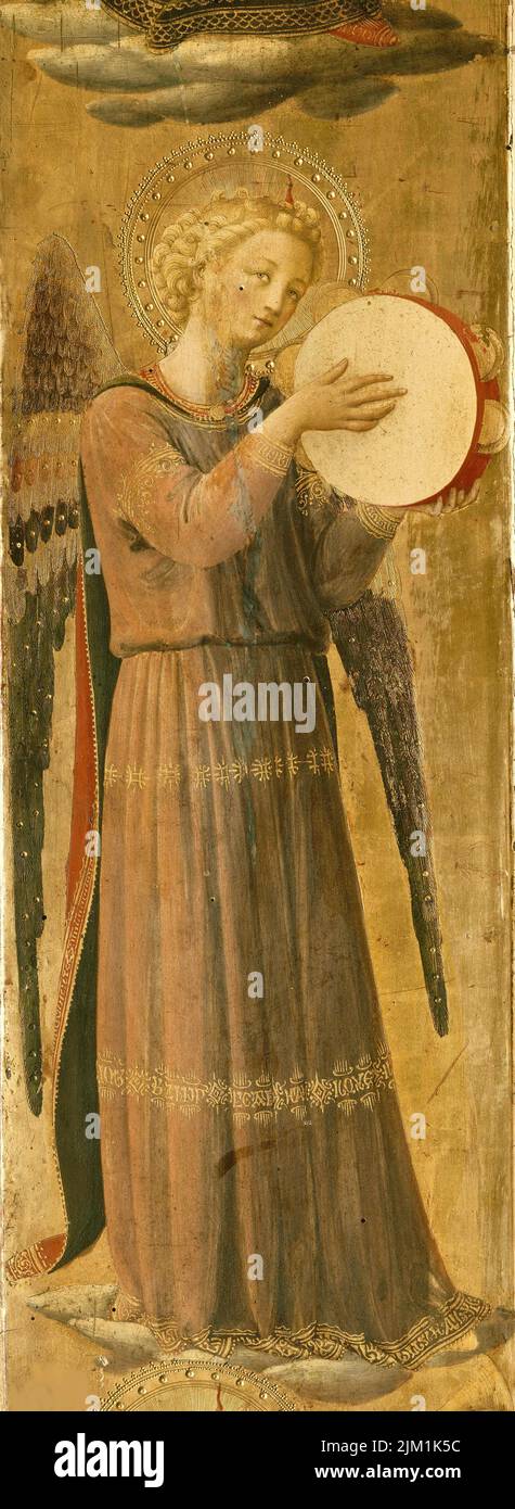 Angel making music (From the Tabernacle of the Linaioli). Museum: San ...