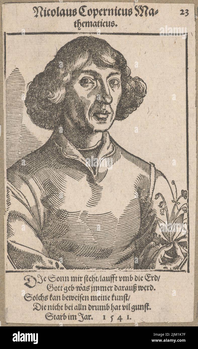 Portrait of Nicolaus Copernicus (1473-1543). Museum: PRIVATE COLLECTION ...