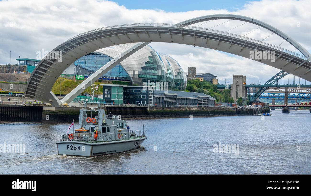 HMS Archer P264 patrol boat used by the Royal Navy as a University ...