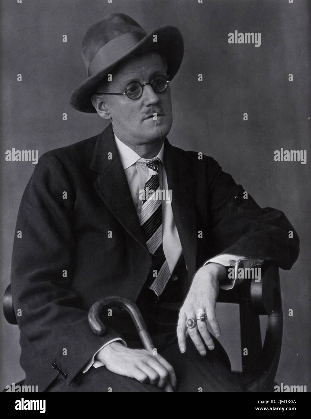 Portrait of James Joyce. Museum: PRIVATE COLLECTION. Author: BERENICE ...