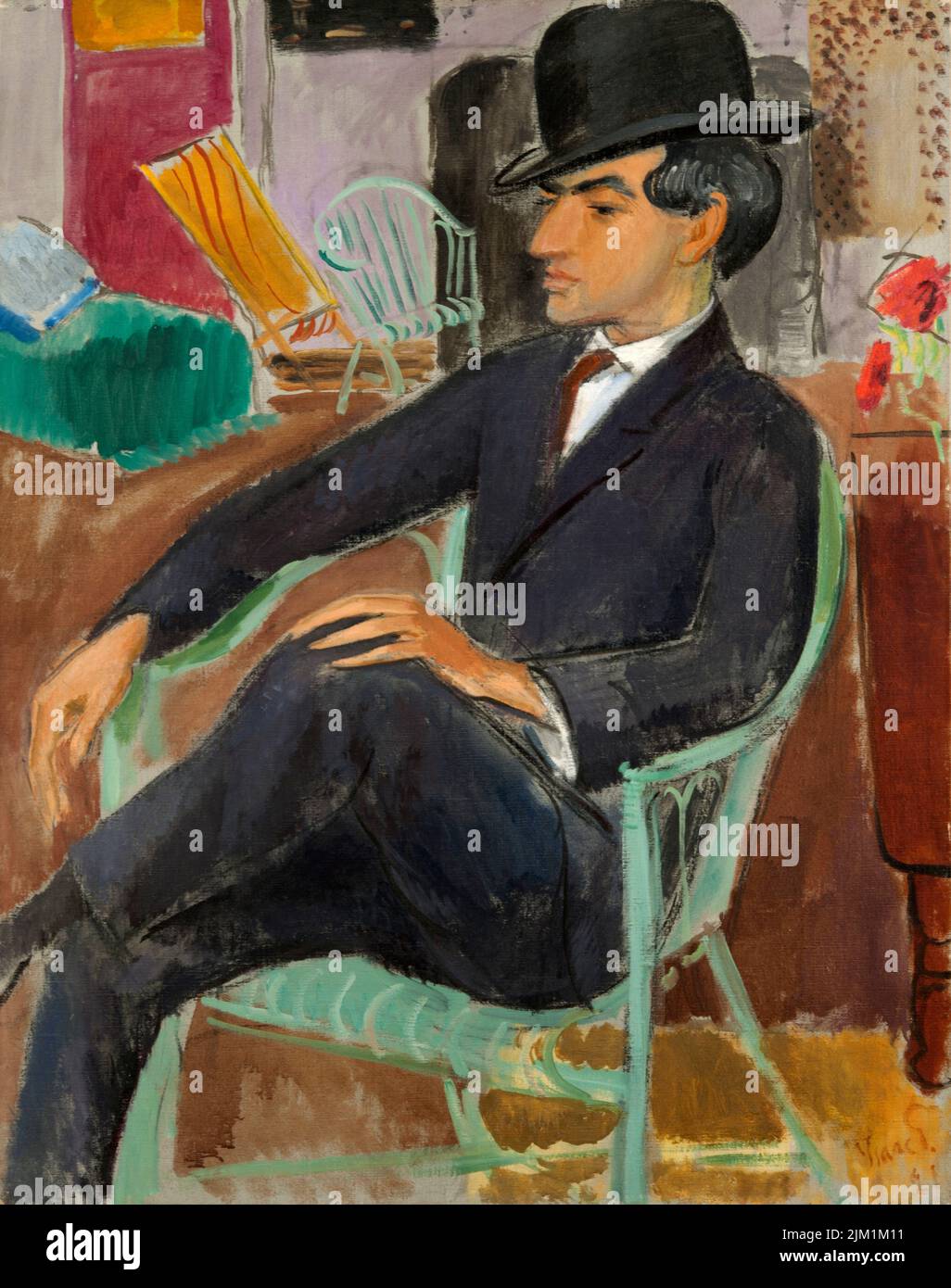 Portrait of the artist Jules Pascin (1885-1930). Museum: Göteborg ...