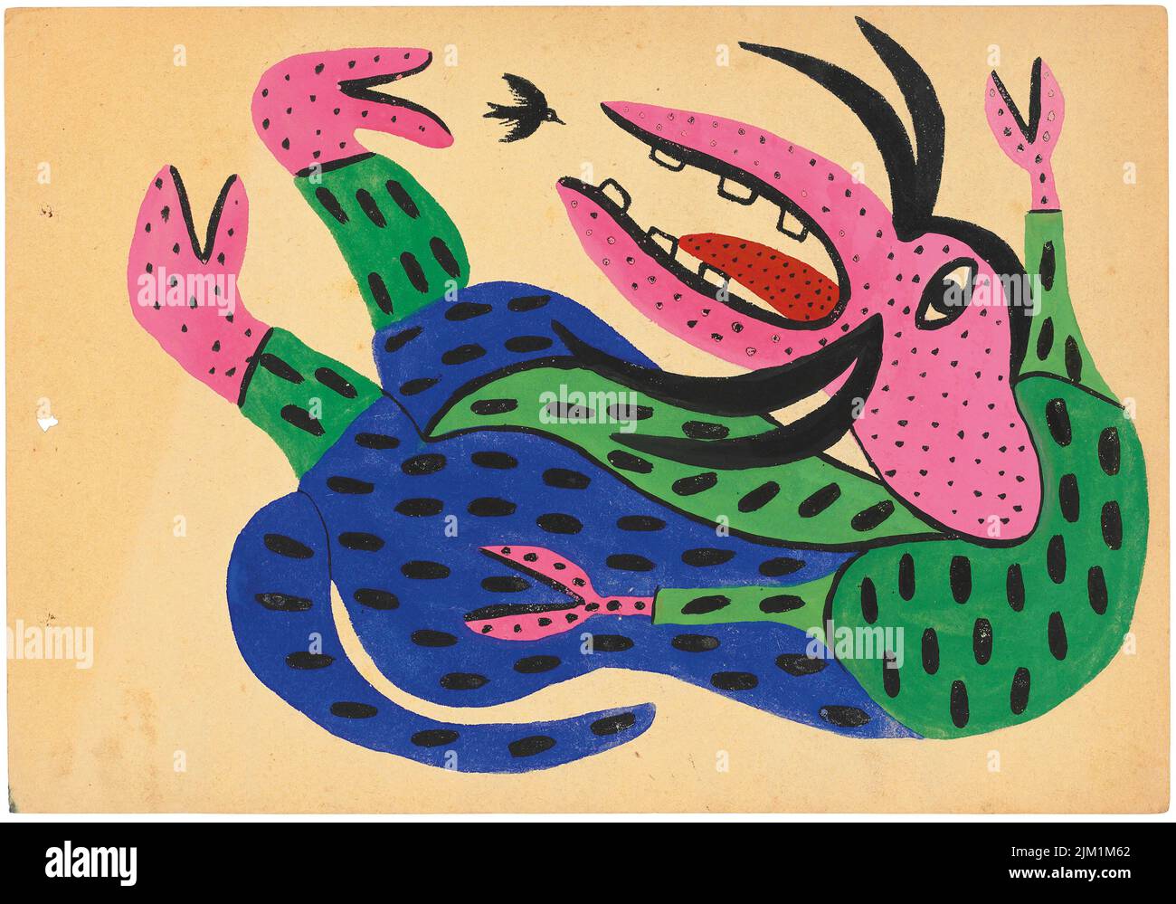 The animal. Museum: © Maria Prymachenko Family Foundation Stock Photo ...