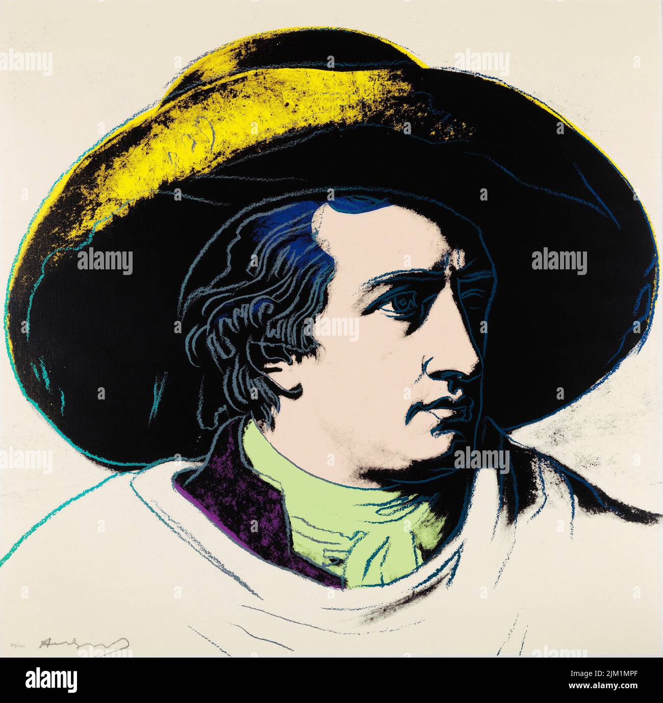 Goethe. Museum: PRIVATE COLLECTION. Author: ANDY WARHOL Stock Photo - Alamy
