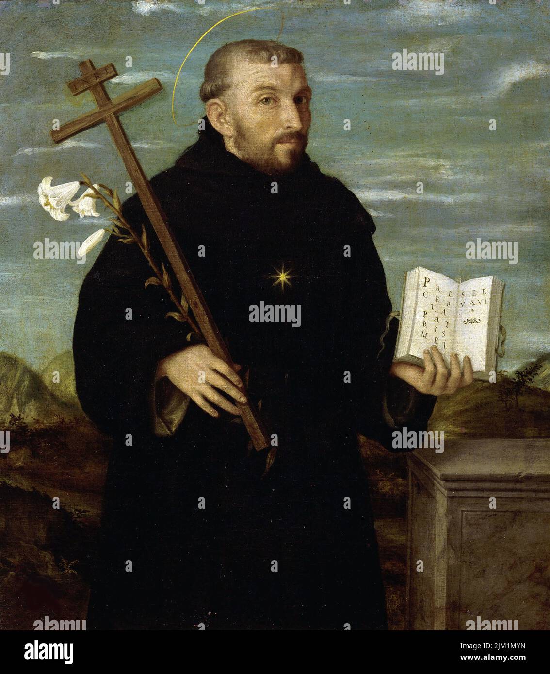 Saint Nicholas of Tolentino. Museum: Accademia Carrara, Bergamo. Author ...