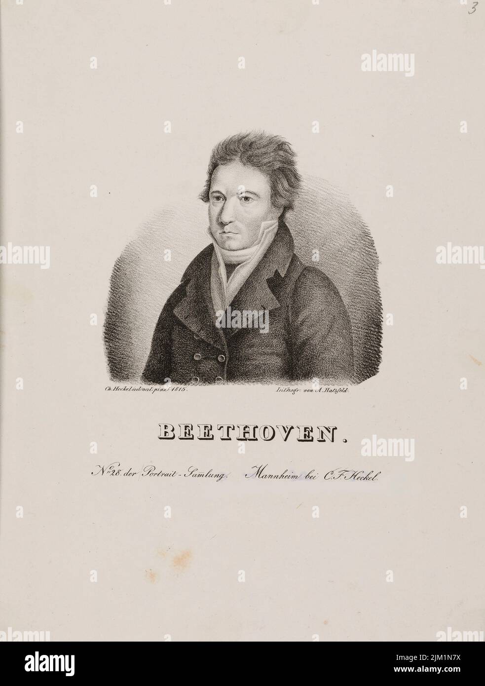 Portrait of Ludwig van Beethoven (1770-1827). Museum: PRIVATE ...