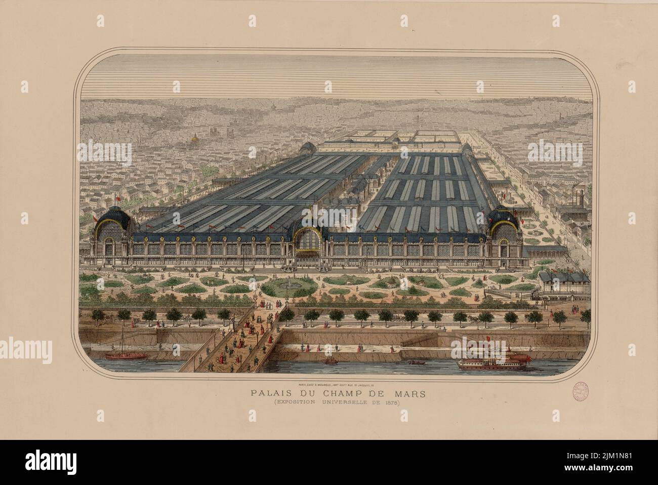 The 1878 Exposition Universelle in Paris (Palais du Champs de Mars ...
