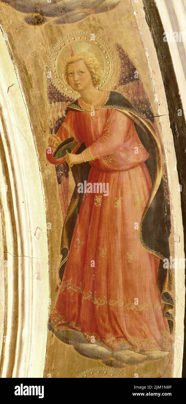 Angel making music (From the Tabernacle of the Linaioli). Museum: San ...