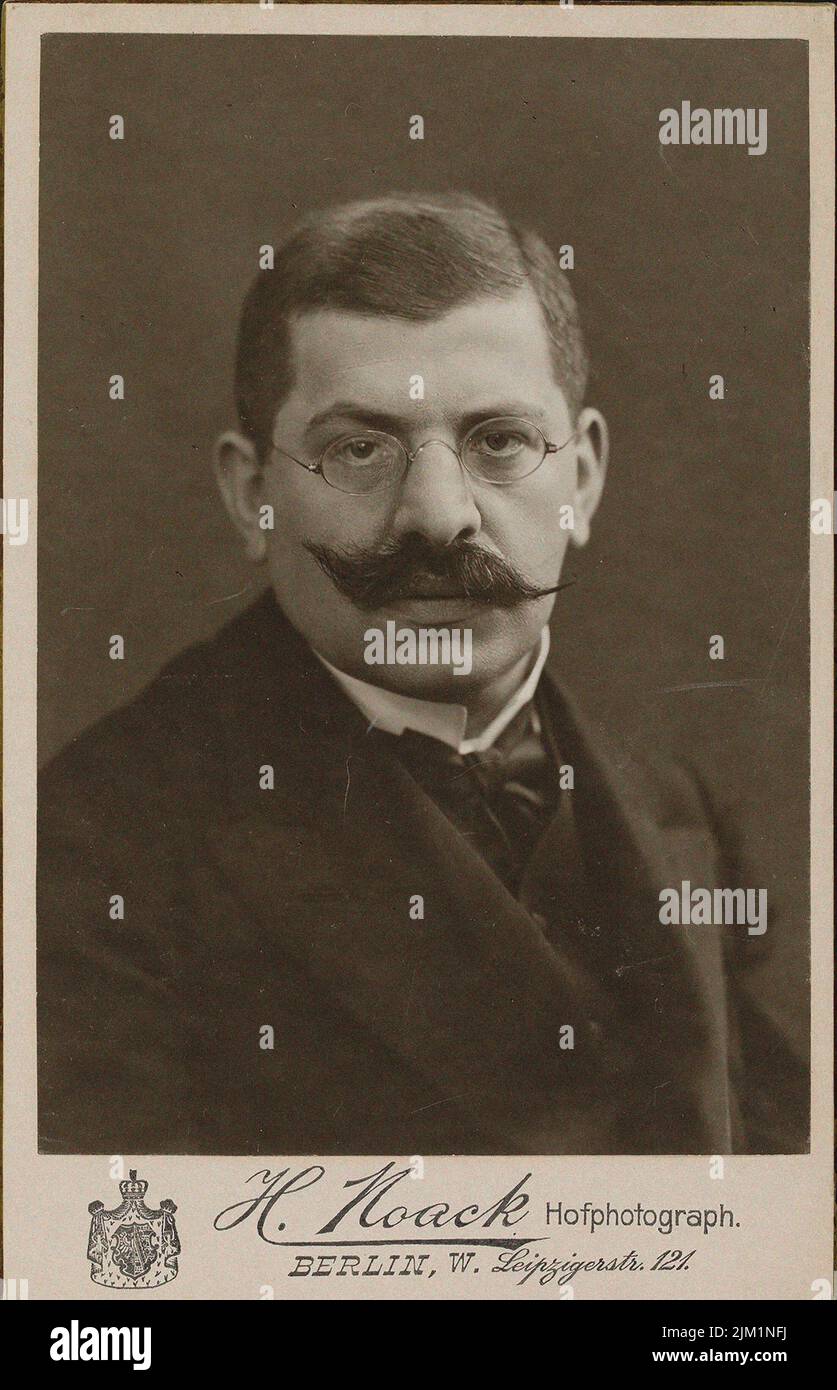 Portrait of Magnus Hirschfeld (1868-1935). Museum: PRIVATE COLLECTION ...