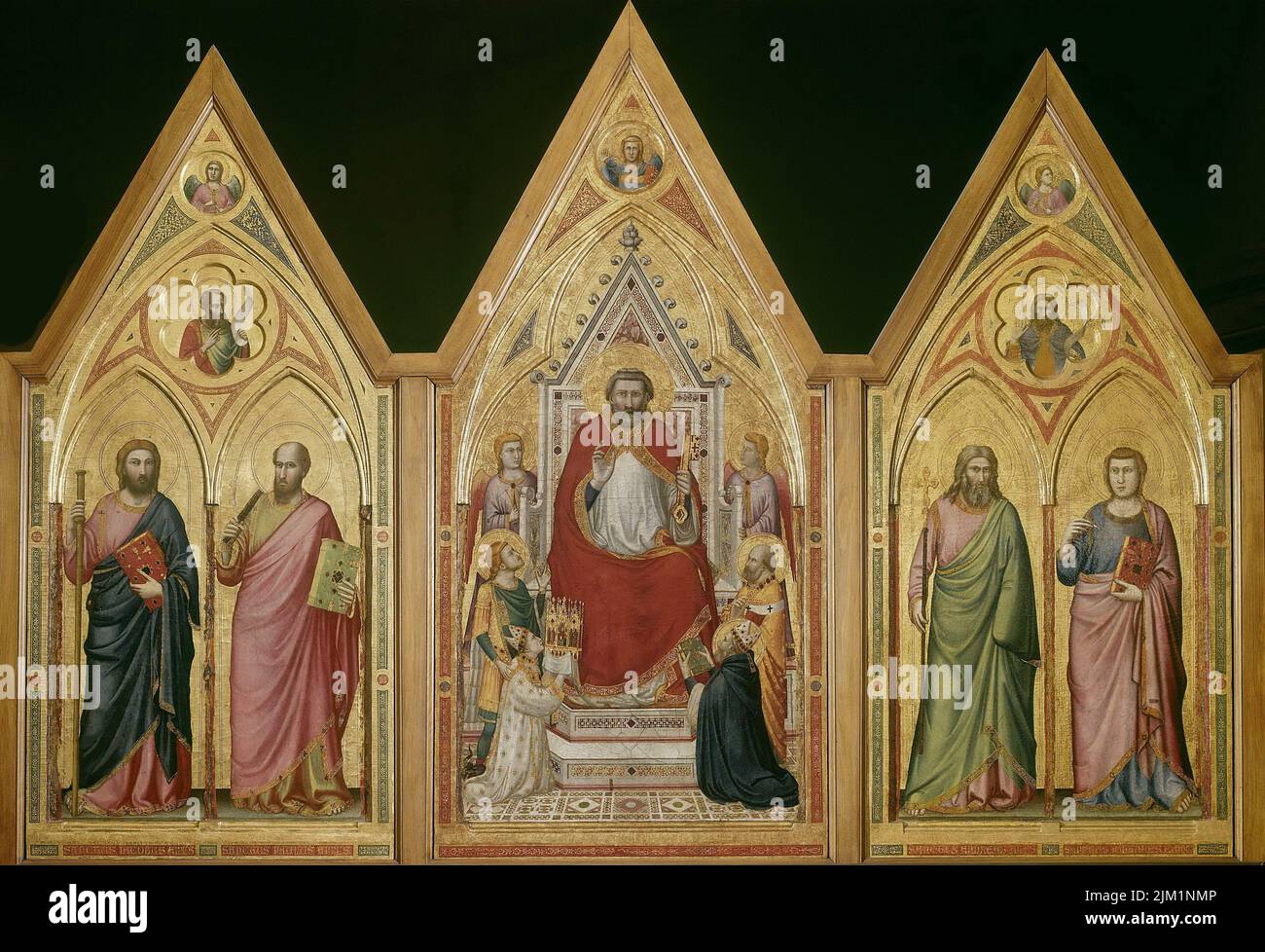 Stefaneschi Triptych (verso). Museum: Musei Vaticani in Viale Vaticano ...