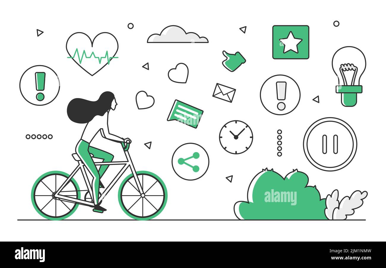 Cycling physical sport activity. Outdoor recreational racing using ...