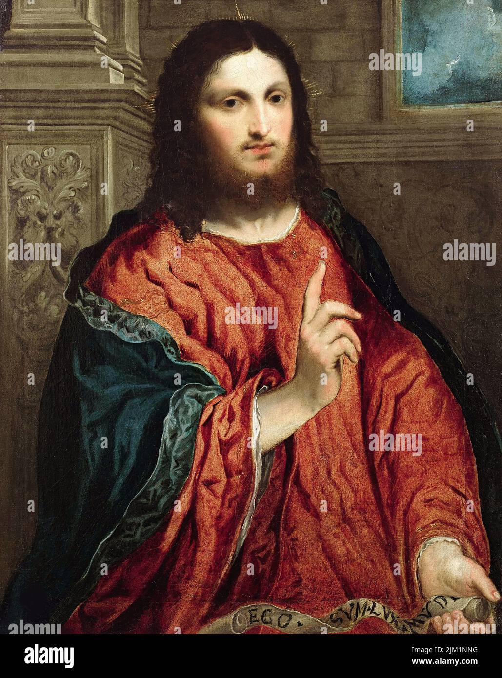 Salvator Mundi (Saviour of the World). Museum: Accademia Carrara ...