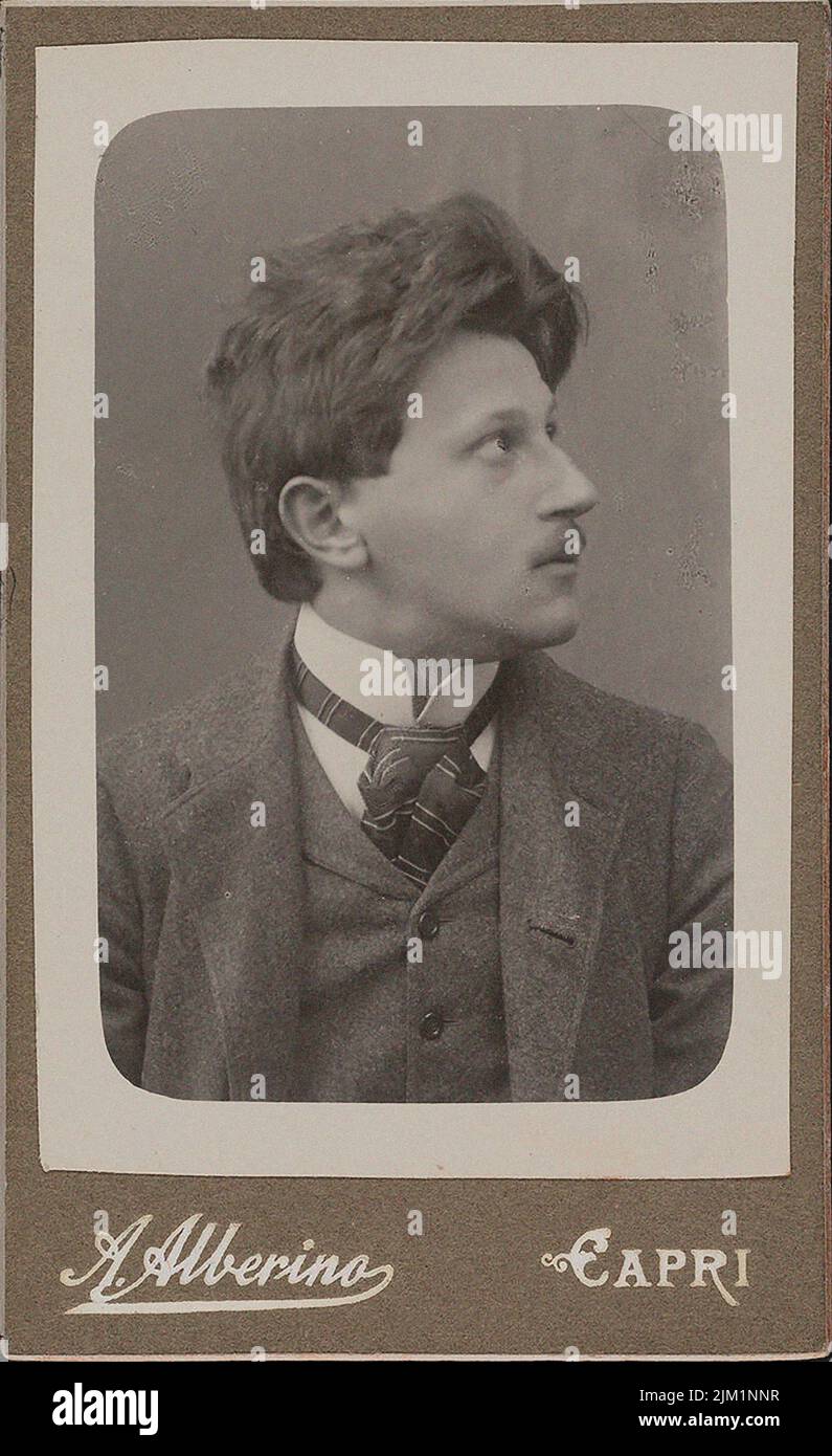 Portrait of Hugo Marcus (1880-1966). Museum: PRIVATE COLLECTION. Author ...