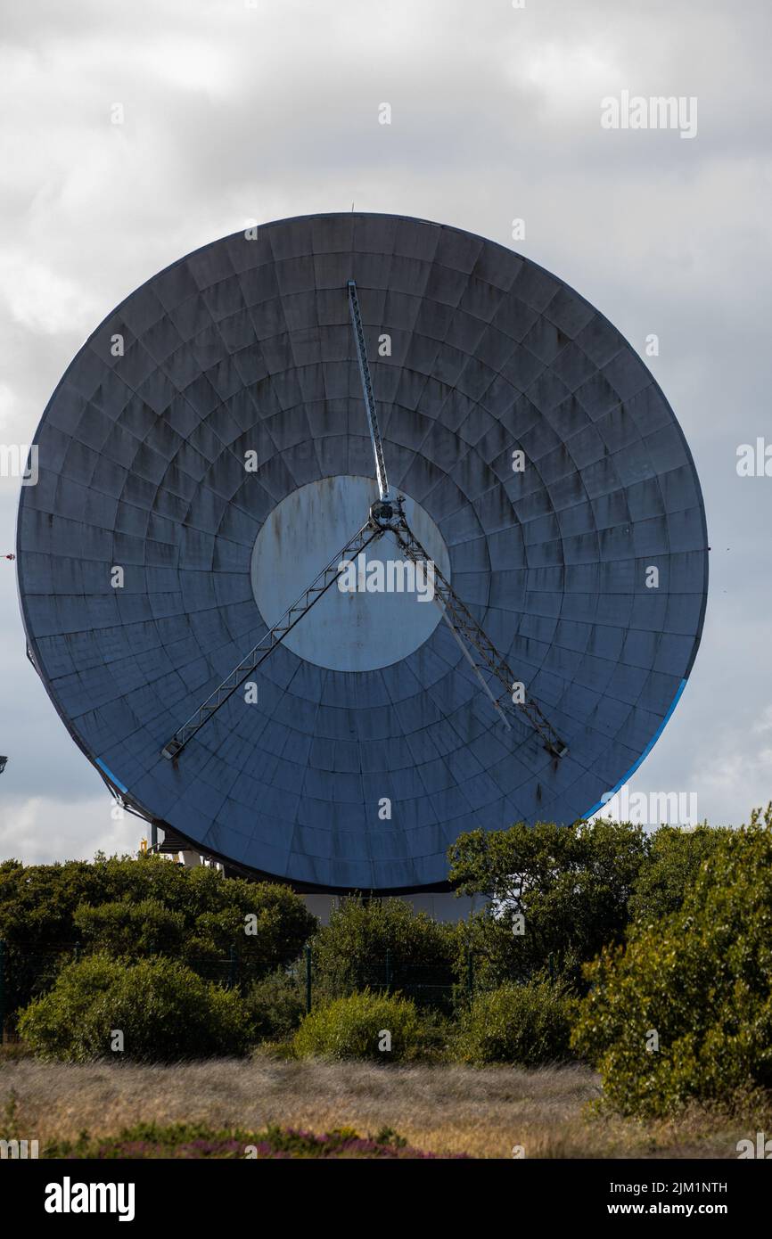 Goonhilly Satellite Earth Station in Cornwall Stock Photo - Alamy
