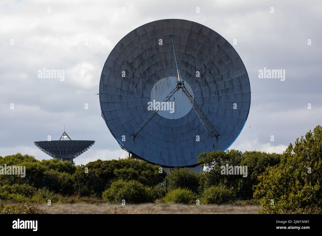Goonhilly Satellite Earth Station in Cornwall Stock Photo - Alamy