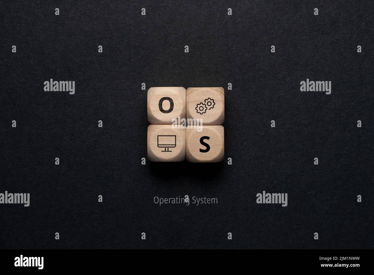 Concept business marketing acronym OS or Operating System Stock Photo ...