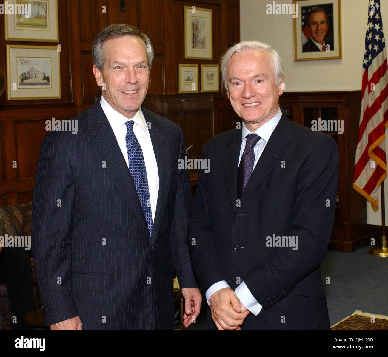 Office of the Secretary - SECRETARY DONALD EVANS MEETING WITH AMB. OF ...