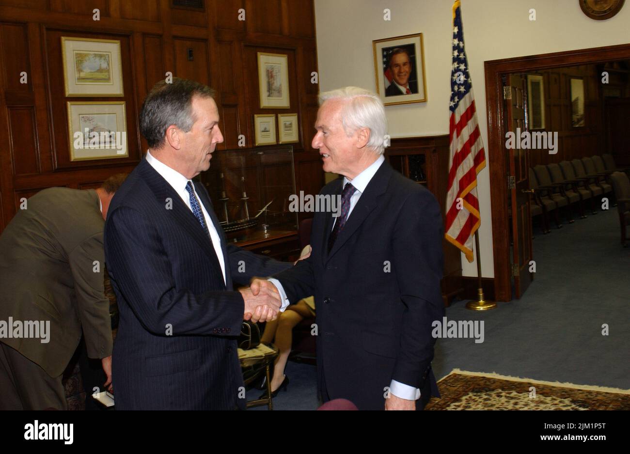 Office of the Secretary - SECRETARY DONALD EVANS MEETING WITH AMB. OF ...
