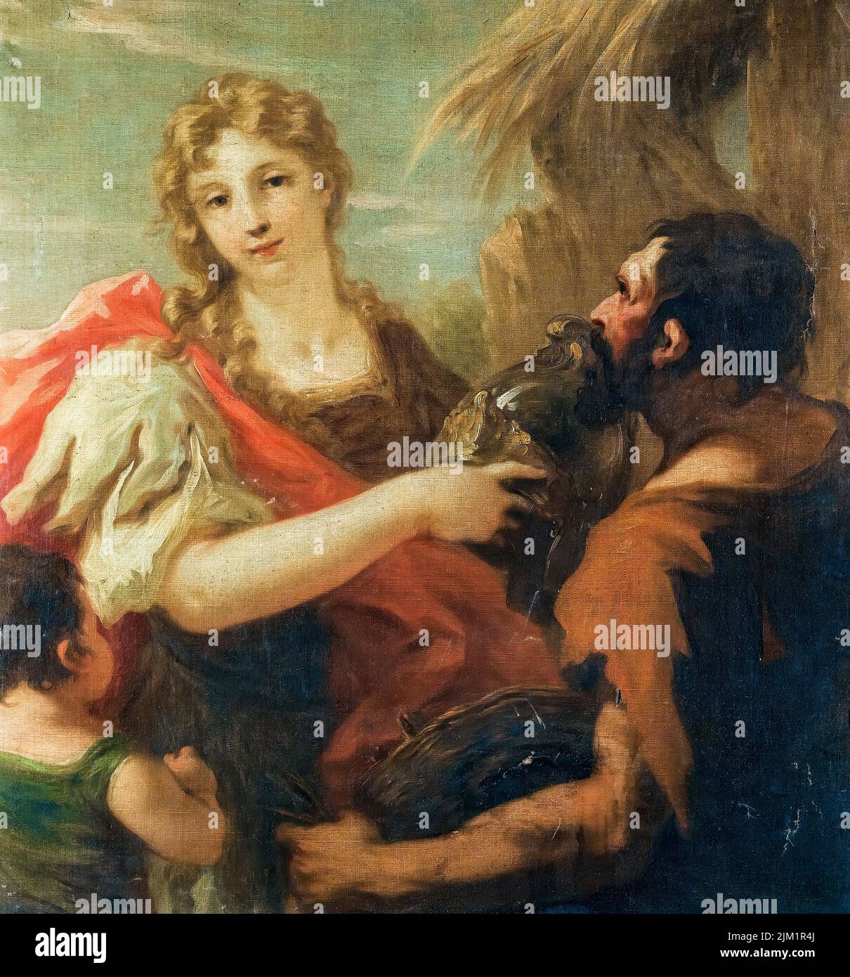 Erminia And The Shepherds, painting in oil on canvas by Giovanni ...