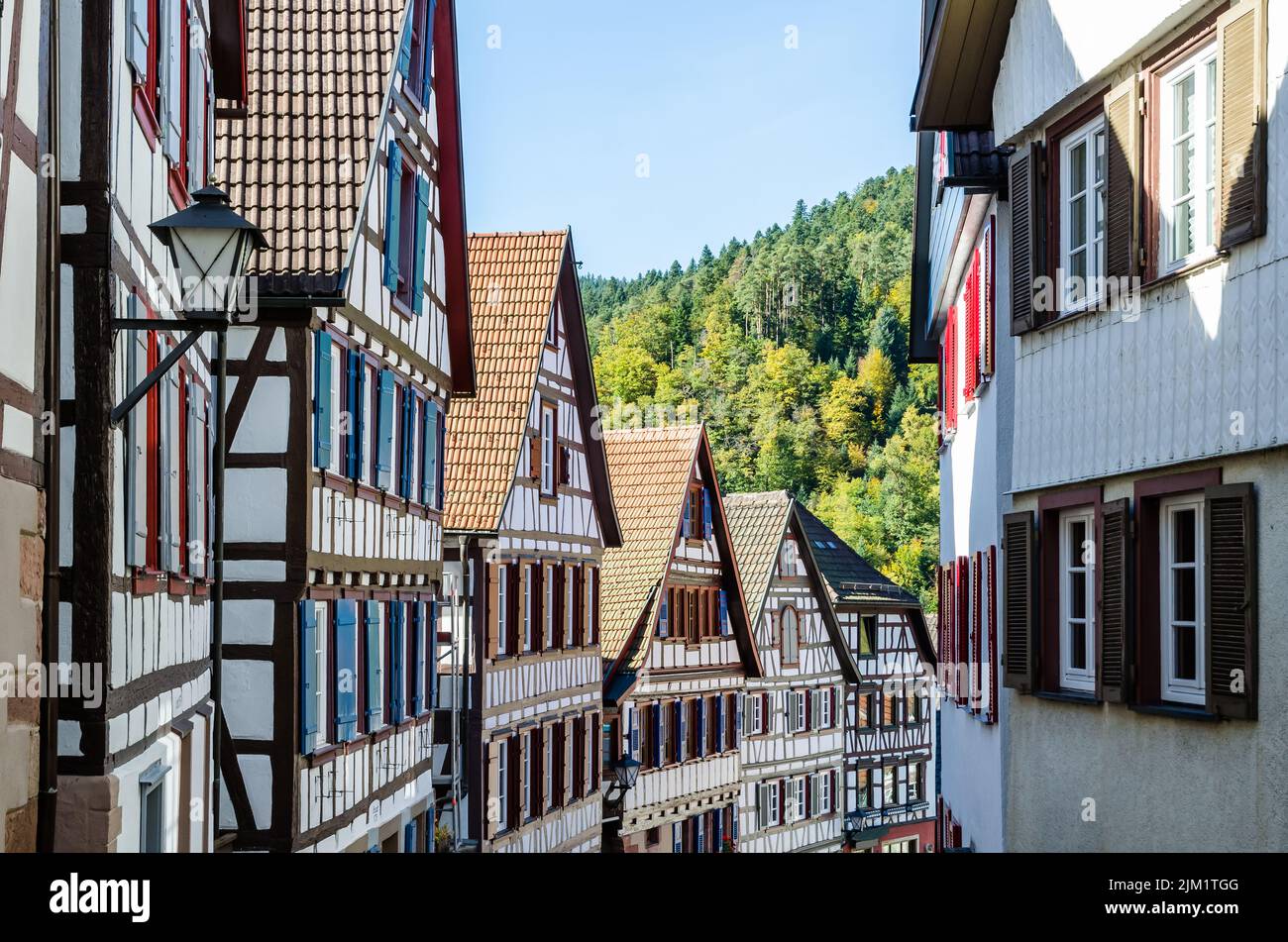 Schiltach in the Black Forest, Baden-Wuerttemberg, Germany Stock Photo ...