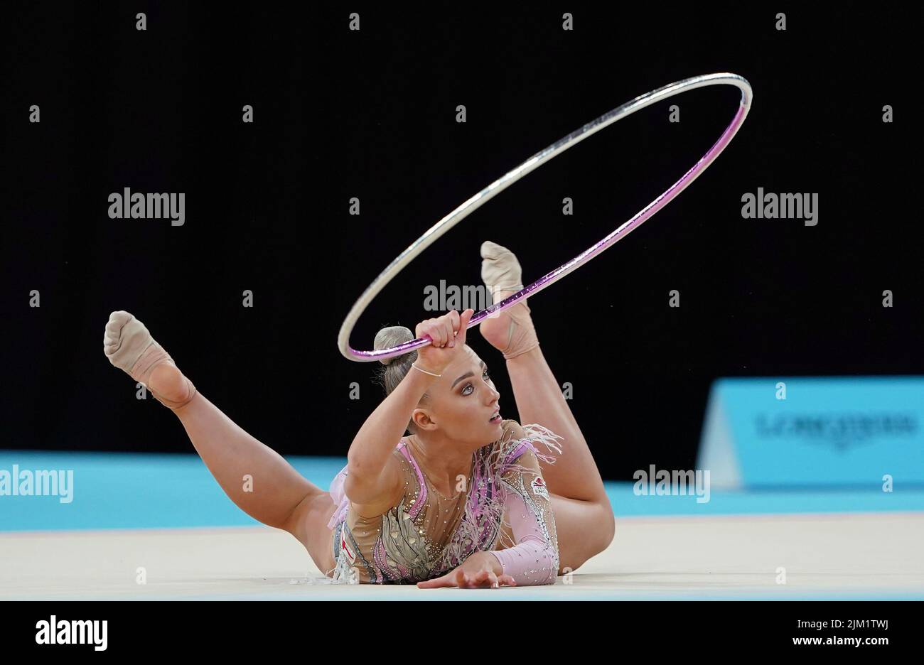 England's Saffron Severn during the Rhythmic Gymnastics, Team Final and ...