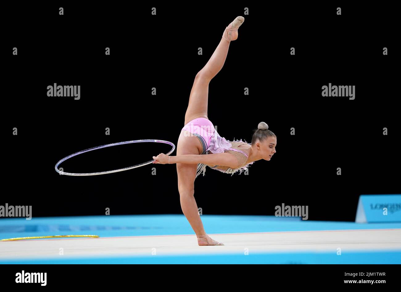England's Saffron Severn during the Rhythmic Gymnastics, Team Final and ...