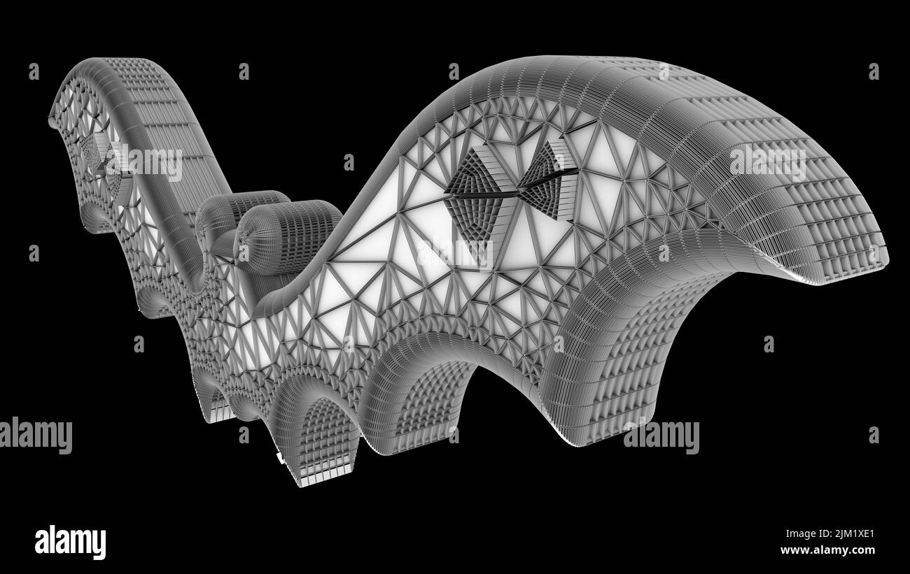 Architectural structure of Batman Headquarters Stock Photo - Alamy