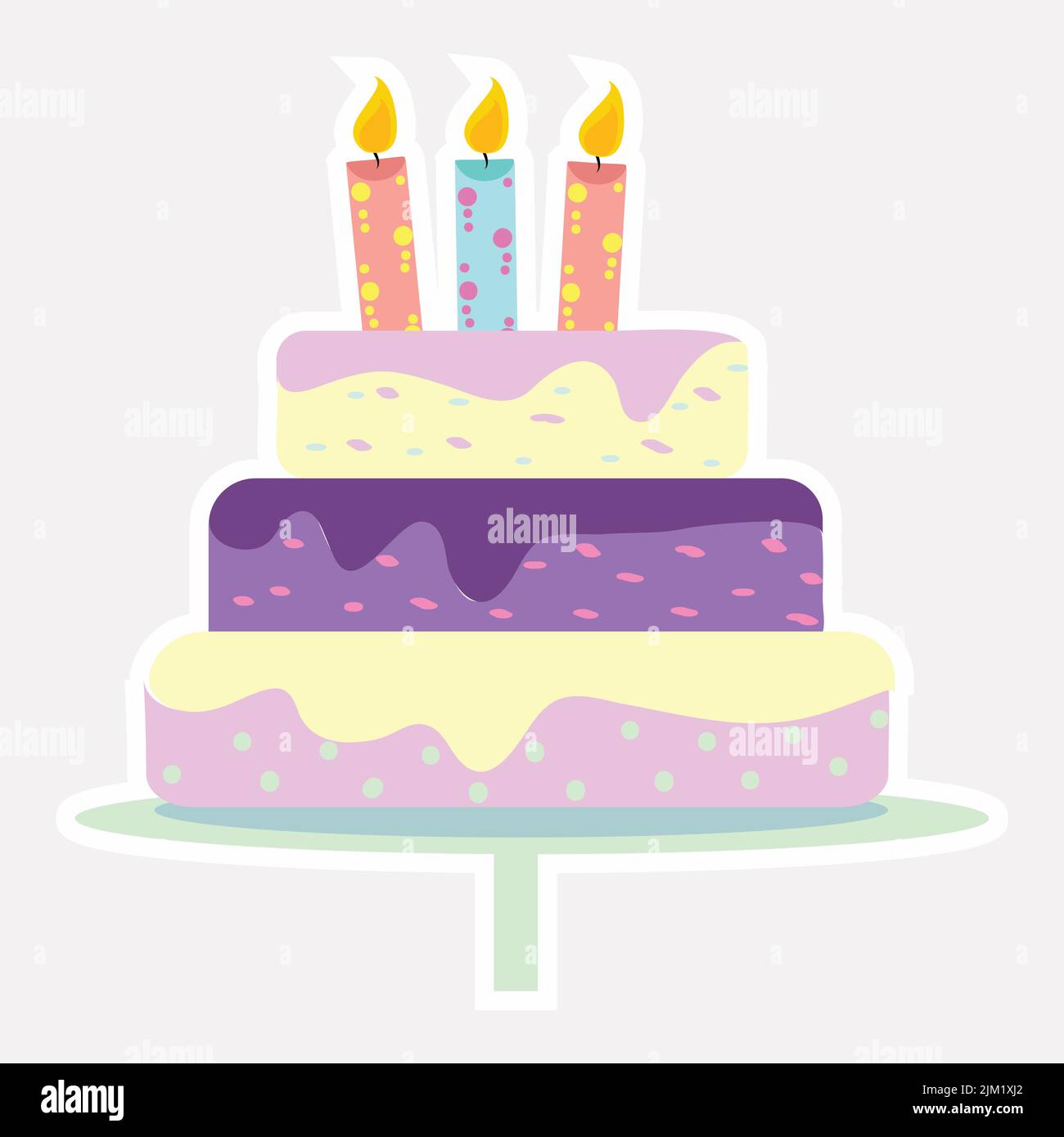 Layer cake Stock Vector Images - Alamy