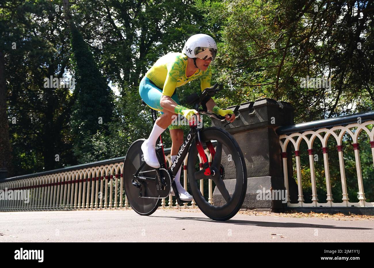 Australia's Lucas Plapp during the Men's Individual Time Trial Final at ...
