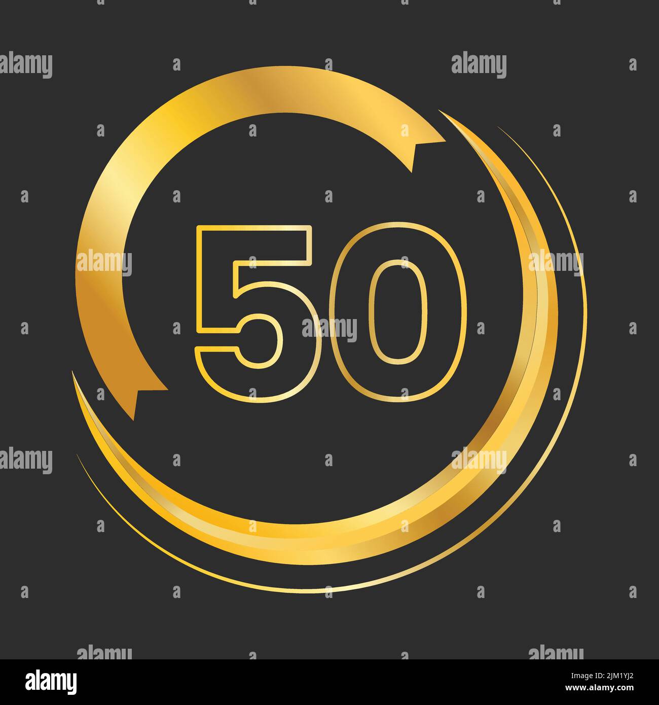 Ribbon around number hi-res stock photography and images - Alamy