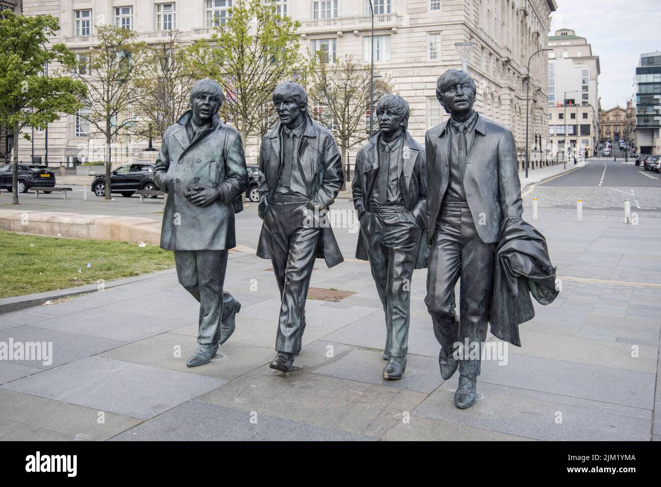 Beatles statue liverpool the fab 4 hi-res stock photography and images ...