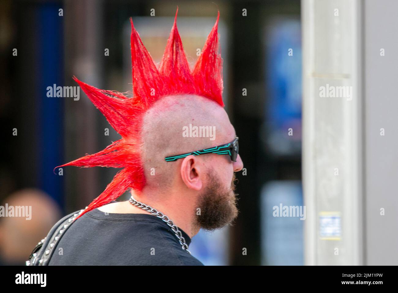 Blackpool, Lancashire, UK. 4th Aug 2022. The punk subculture ...
