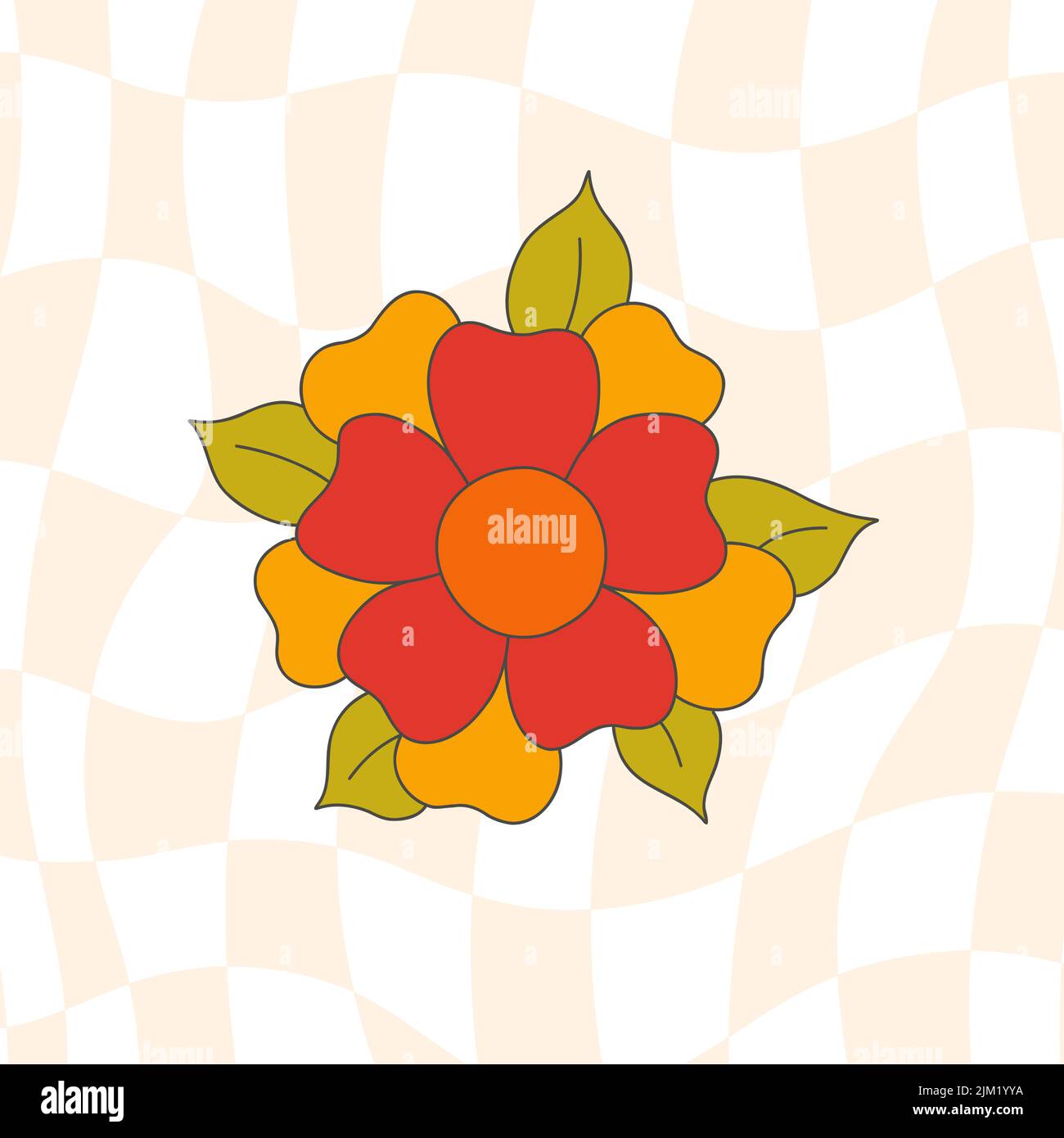 Hippie funky vibe style. Vintage 1960-1970. Hippy retro background ...