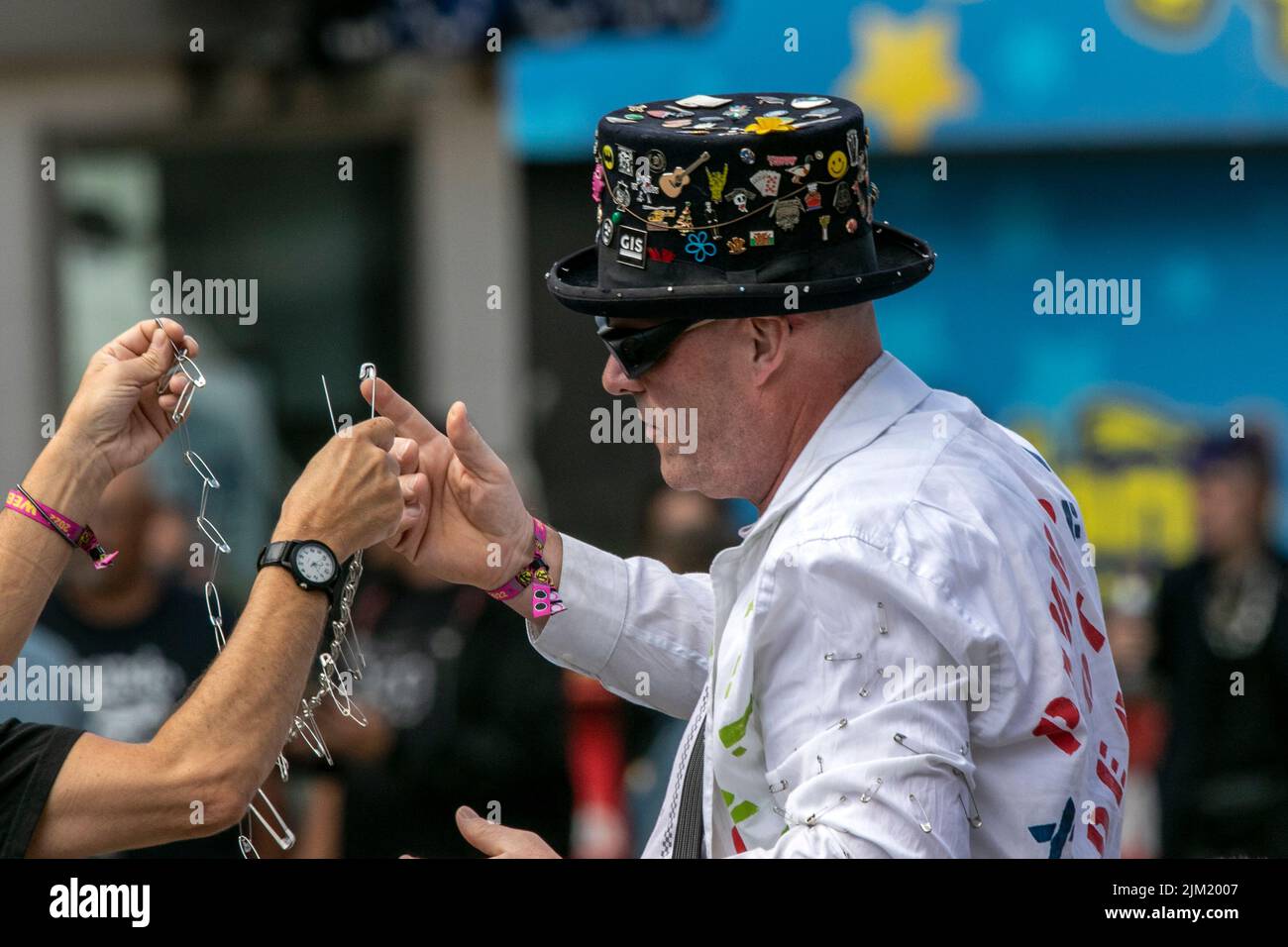 Blackpool, Lancashire, UK. 4th Aug 2022. The punk subculture ...
