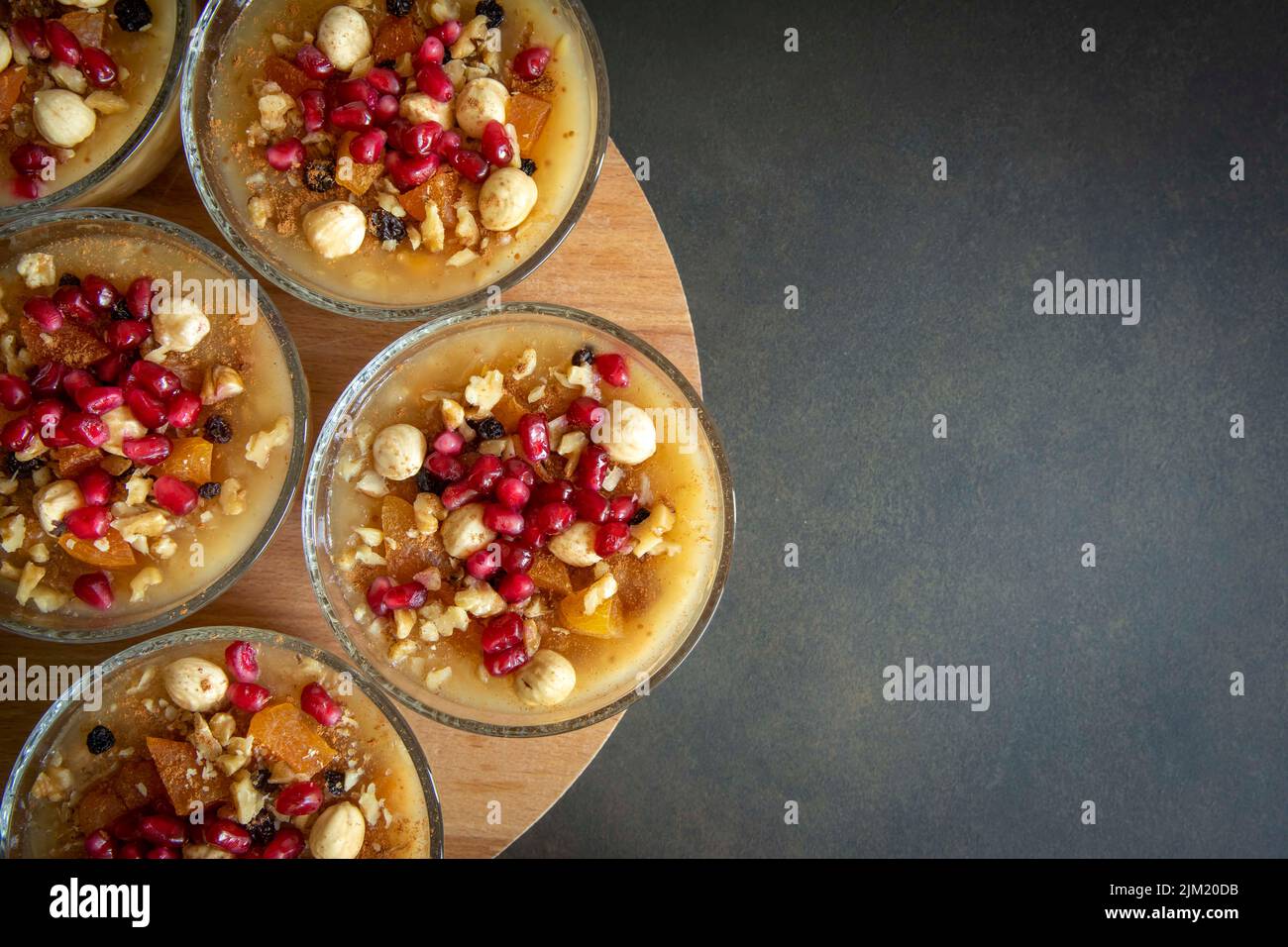 Traditional delicious Turkish dessert; Ashura (Asure Stock Photo - Alamy