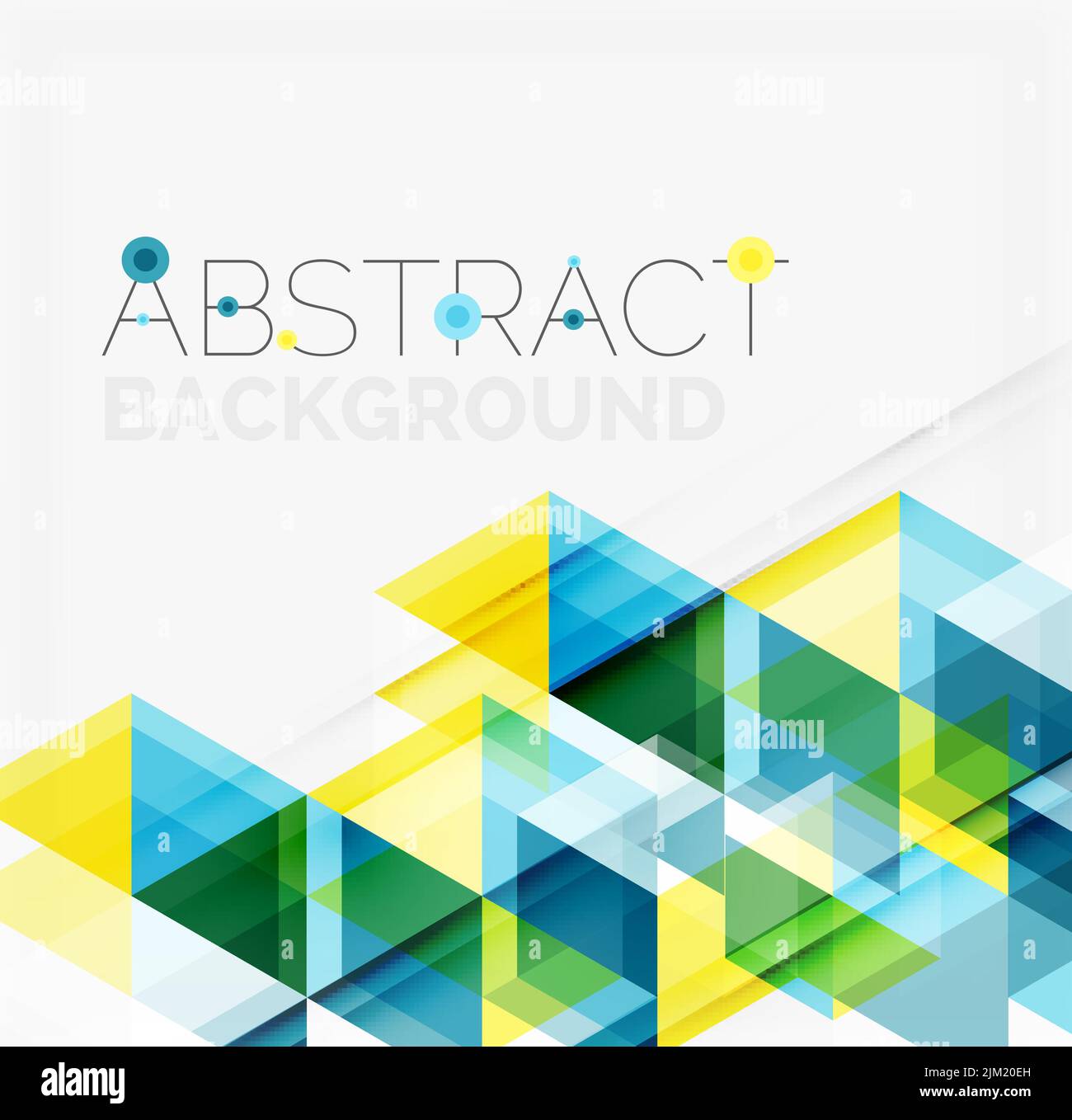 Abstract geometric background. Modern overlapping triangles. Unusual ...