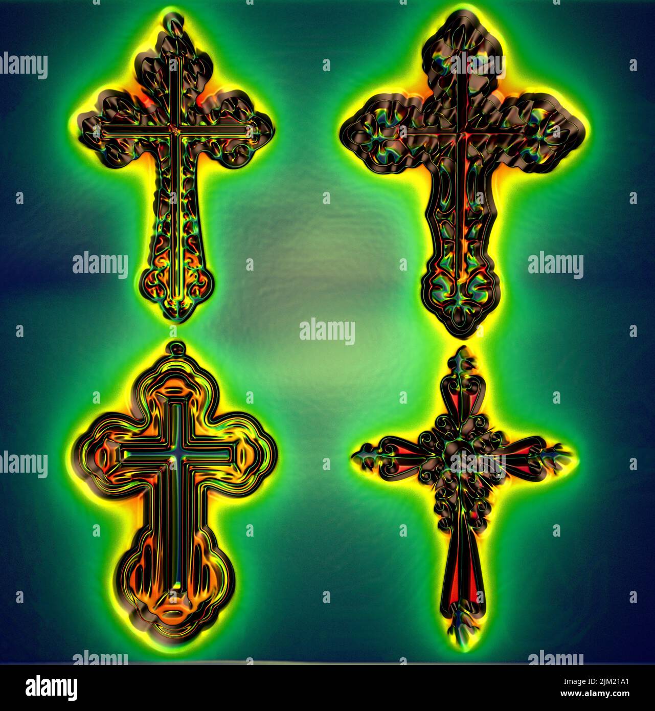 Four crosses hi-res stock photography and images - Alamy