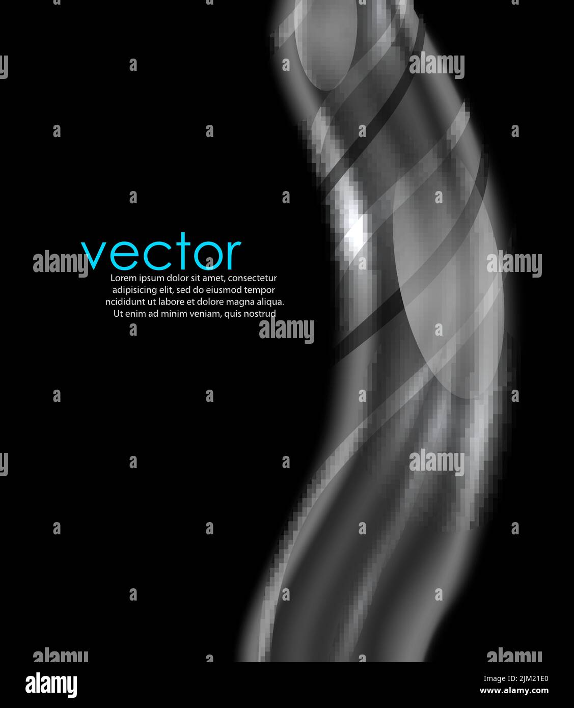 Grey tentacle. Vector abstract background Stock Vector Image & Art - Alamy