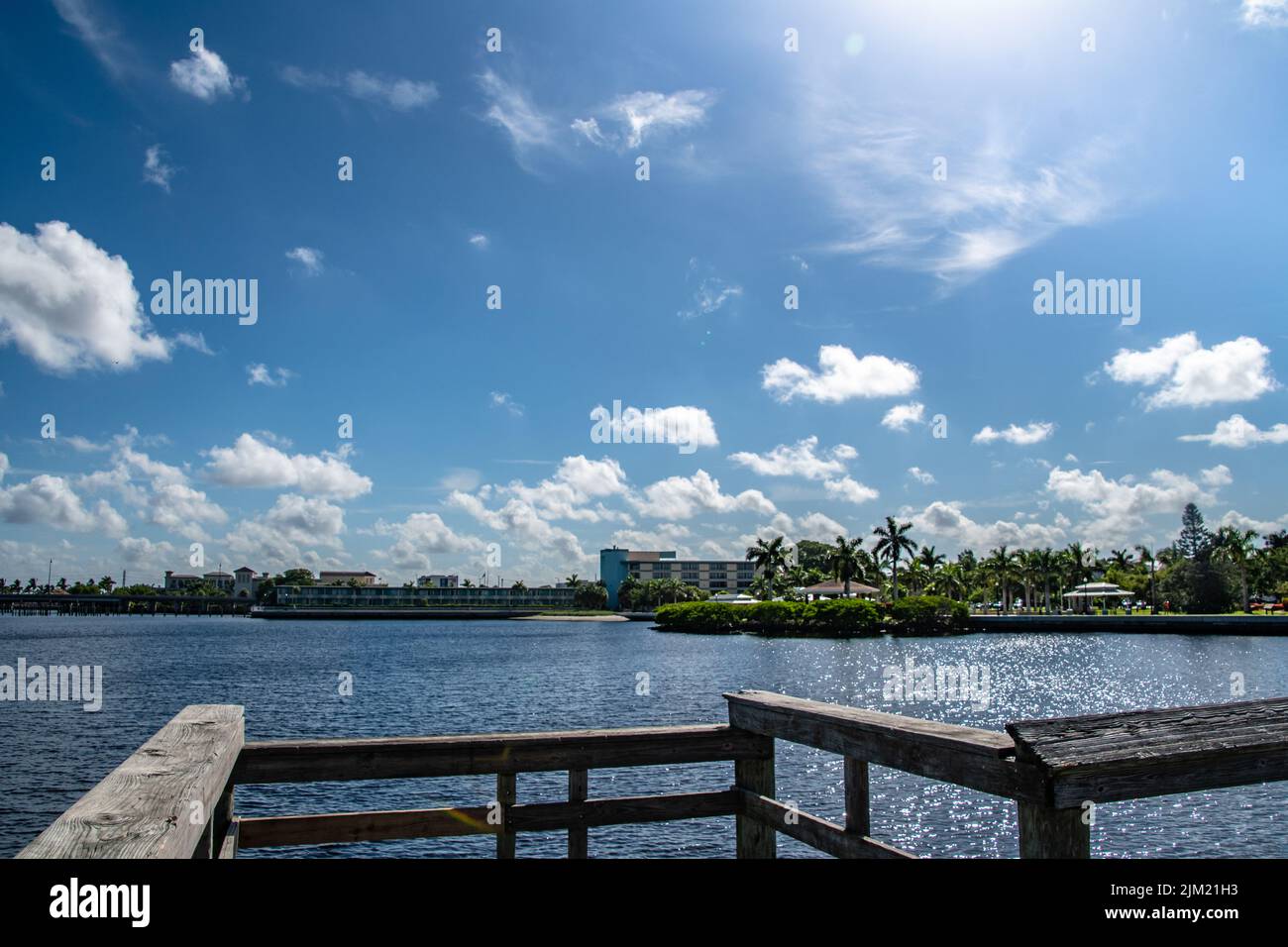 Harborwalk waterfront multi-use path in Punta Gorda, Florida, Charlotte ...