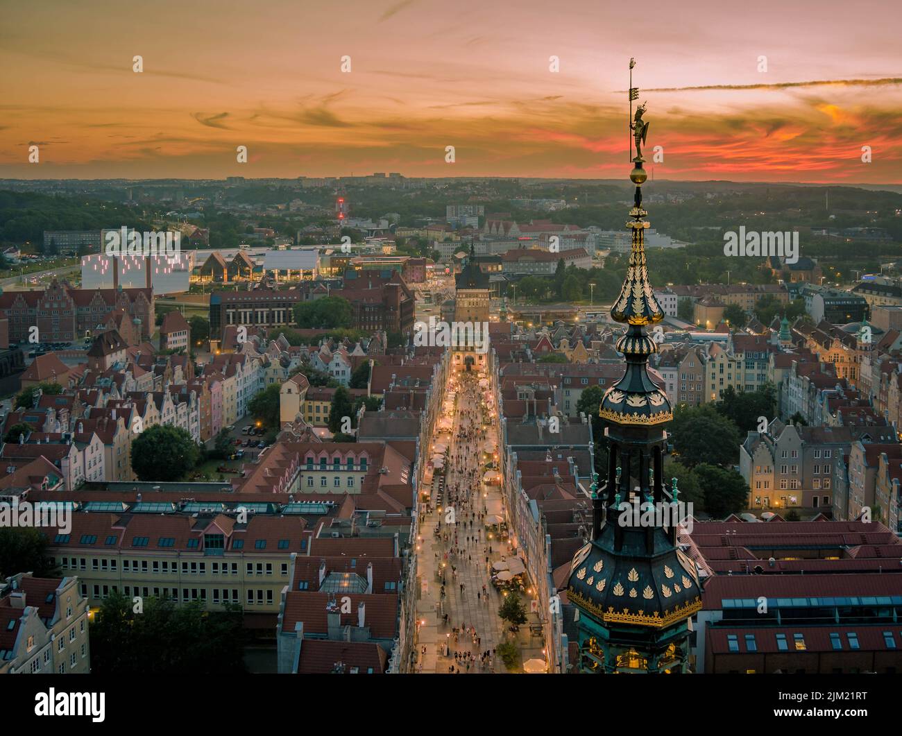 Gdansk aerial panorama view hi-res stock photography and images - Alamy