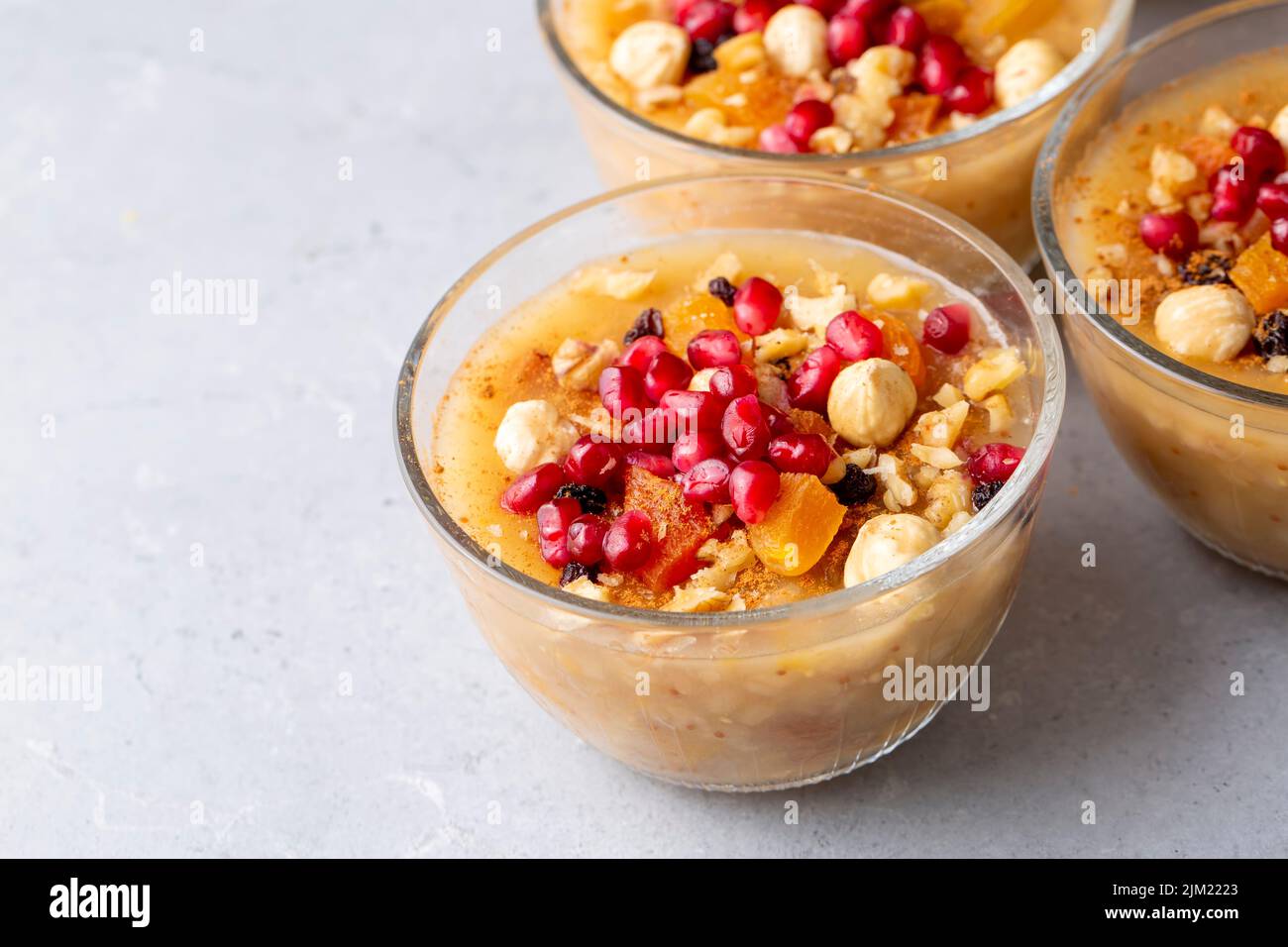 Traditional delicious Turkish dessert; Ashura (Asure Stock Photo - Alamy