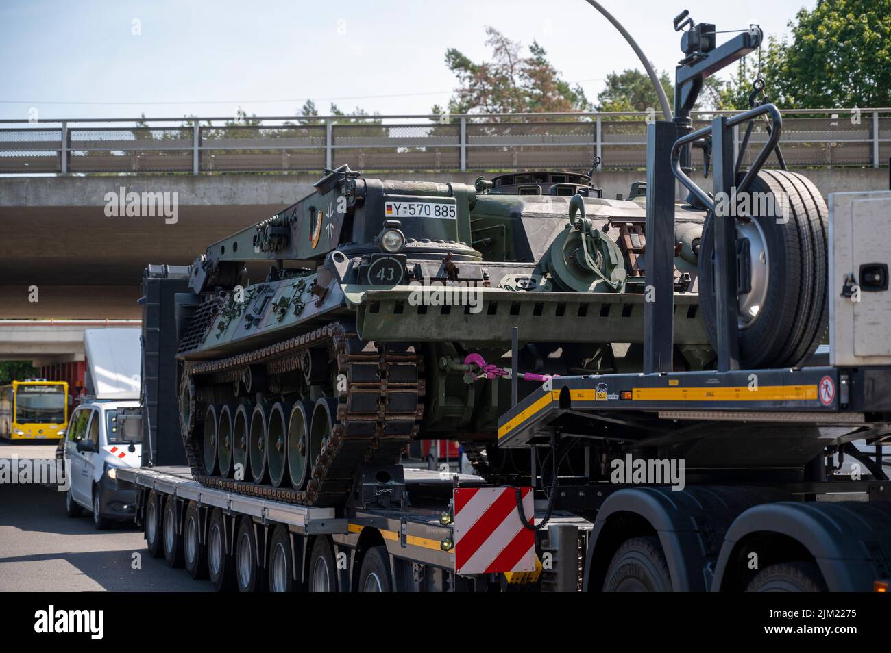 Berlin, Germany. 04th Aug, 2022. A Bundeswehr Dachs armored engineer ...