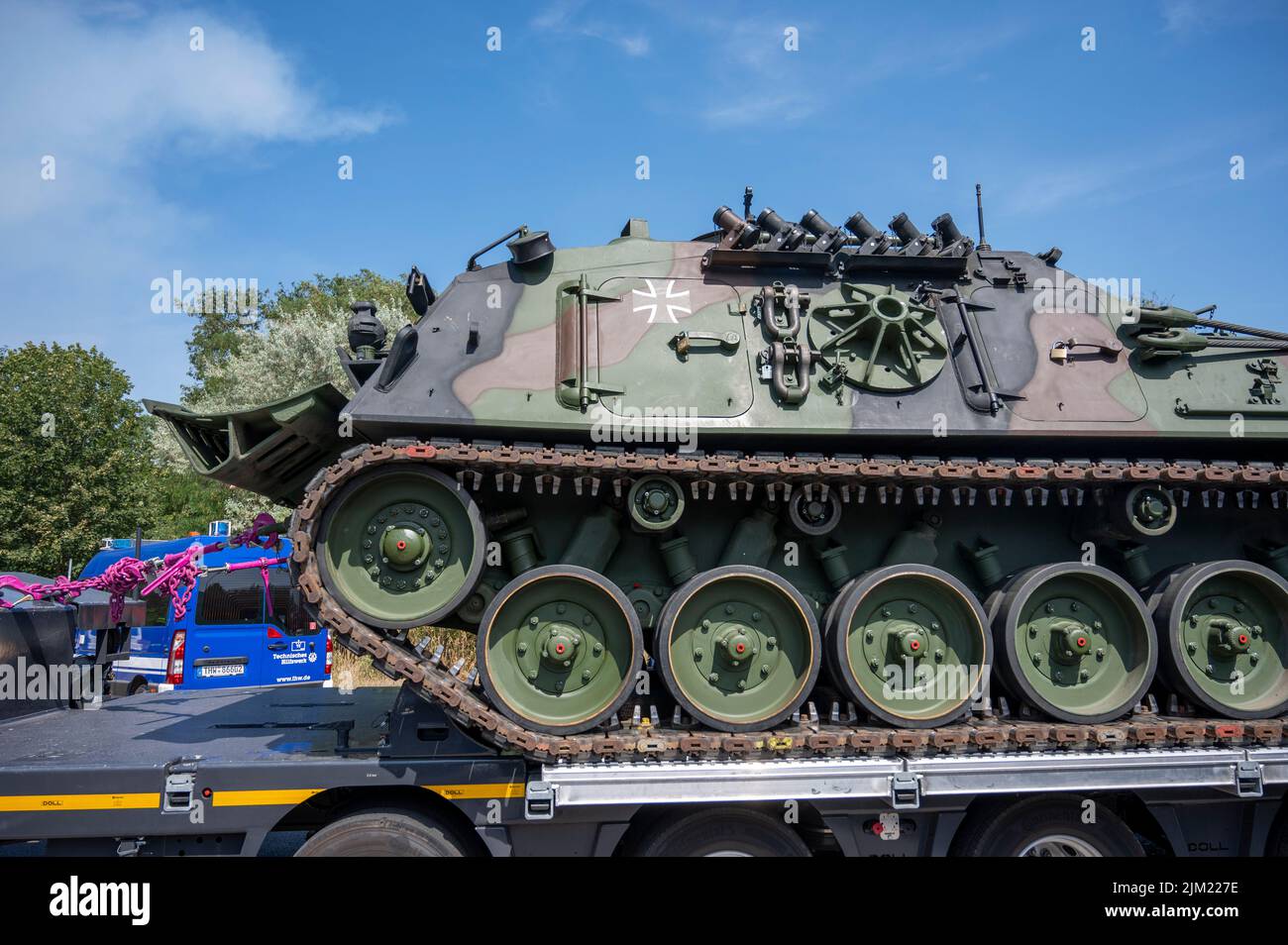 Berlin, Germany. 04th Aug, 2022. A Bundeswehr Dachs armored engineer ...