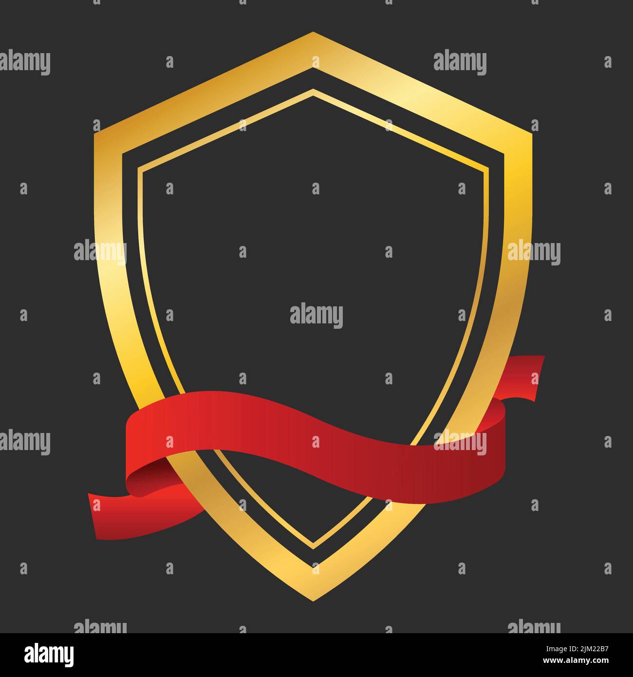 Red ribbon on black Stock Vector Images - Alamy
