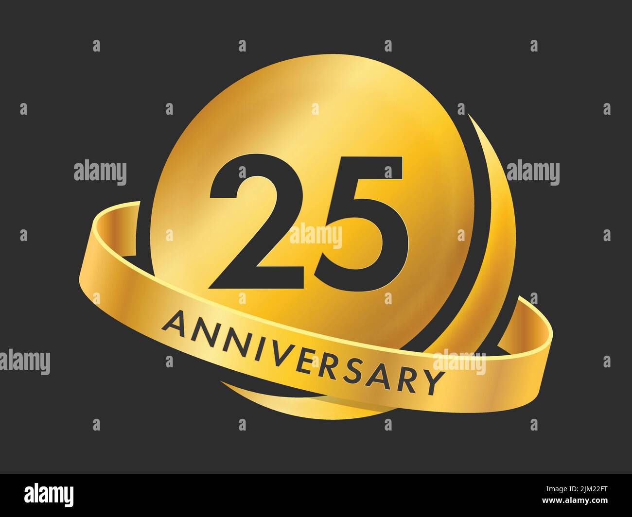 25 year anniversary badge hi-res stock photography and images - Alamy
